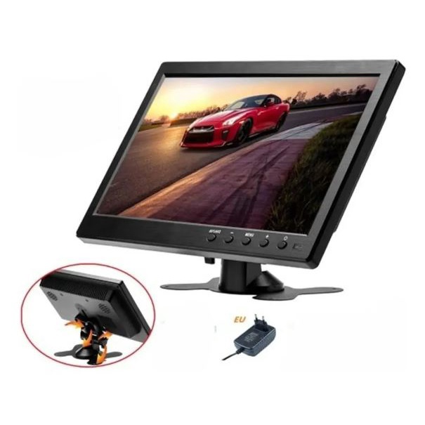 Tela Monitor Lcd 10.1 Colorida Controle Hdmi Vga Mp5 Usb Av | Shopee Brasil