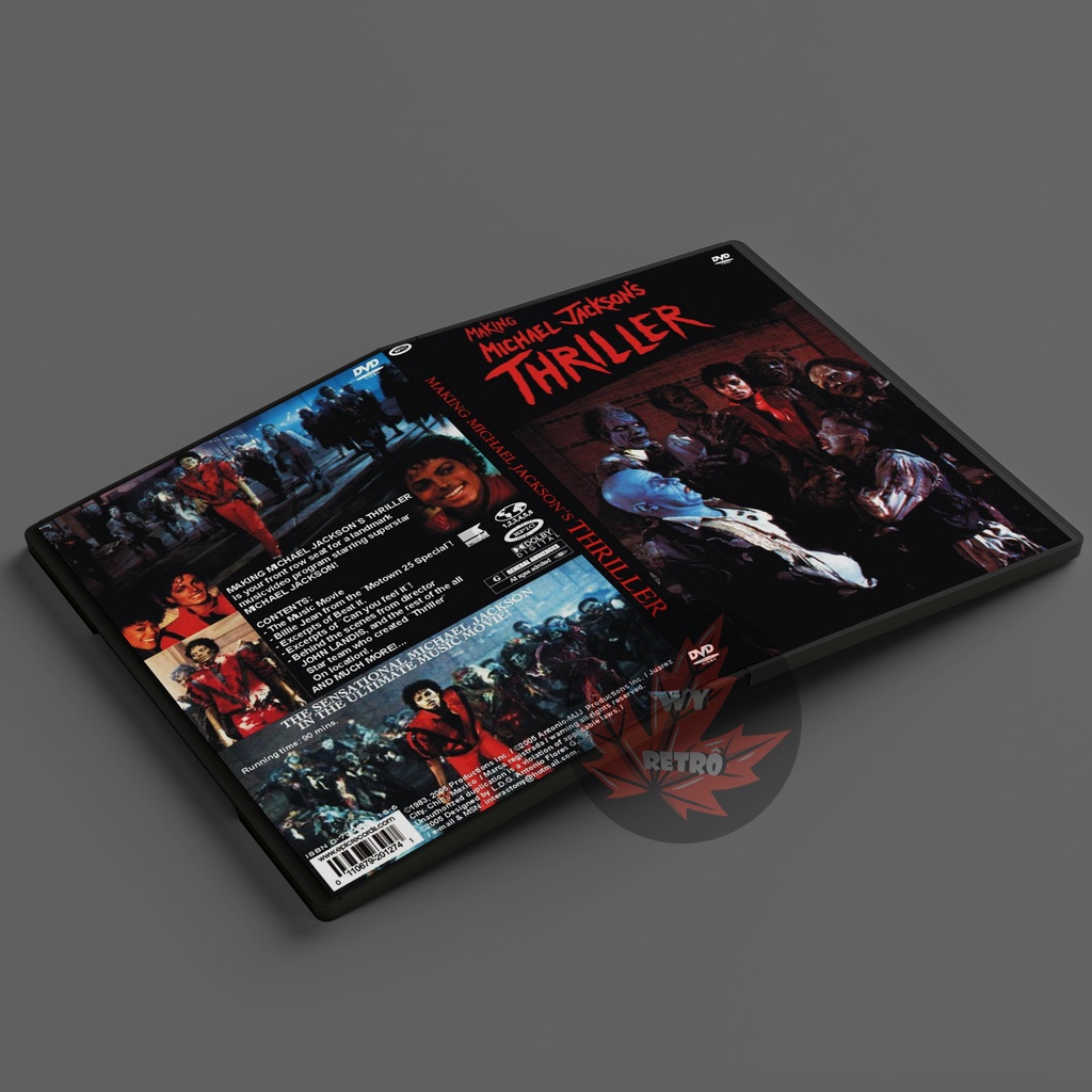 DVD Michael Jackson - Captain EO & Making Of Thriller | Shopee Brasil