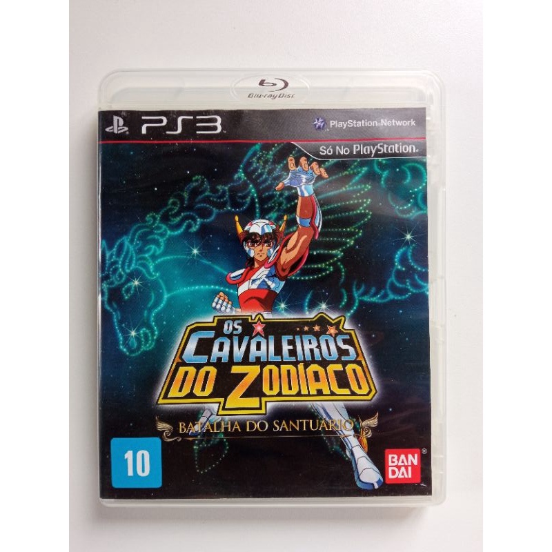 Os Cavaleiros do Zodíaco Batalha do santuário PS3 original mídia física seminovo | Shopee Brasil