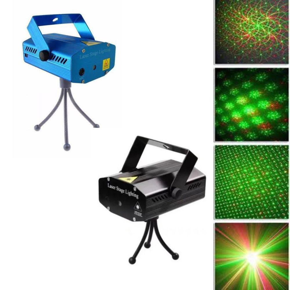 Mini Laser Led Projetor Raio Holografico Dj Festa Balada | Shopee Brasil
