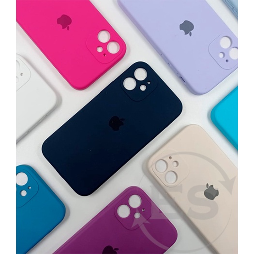 Capa Case Para Iphone 12 Silicone e Interior Aveludado Com Proteção na ...