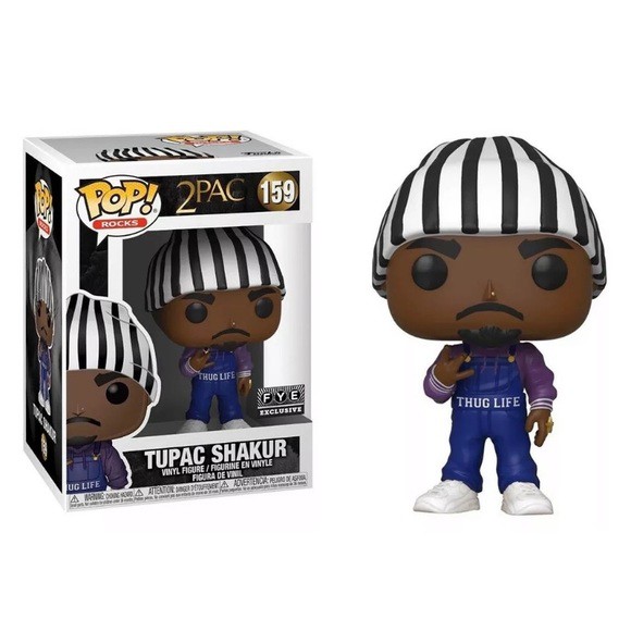 Funko Pop! Rocks: 2Pac - Tupac Shakur (FYE Exclusive) - 159 | Shopee Brasil