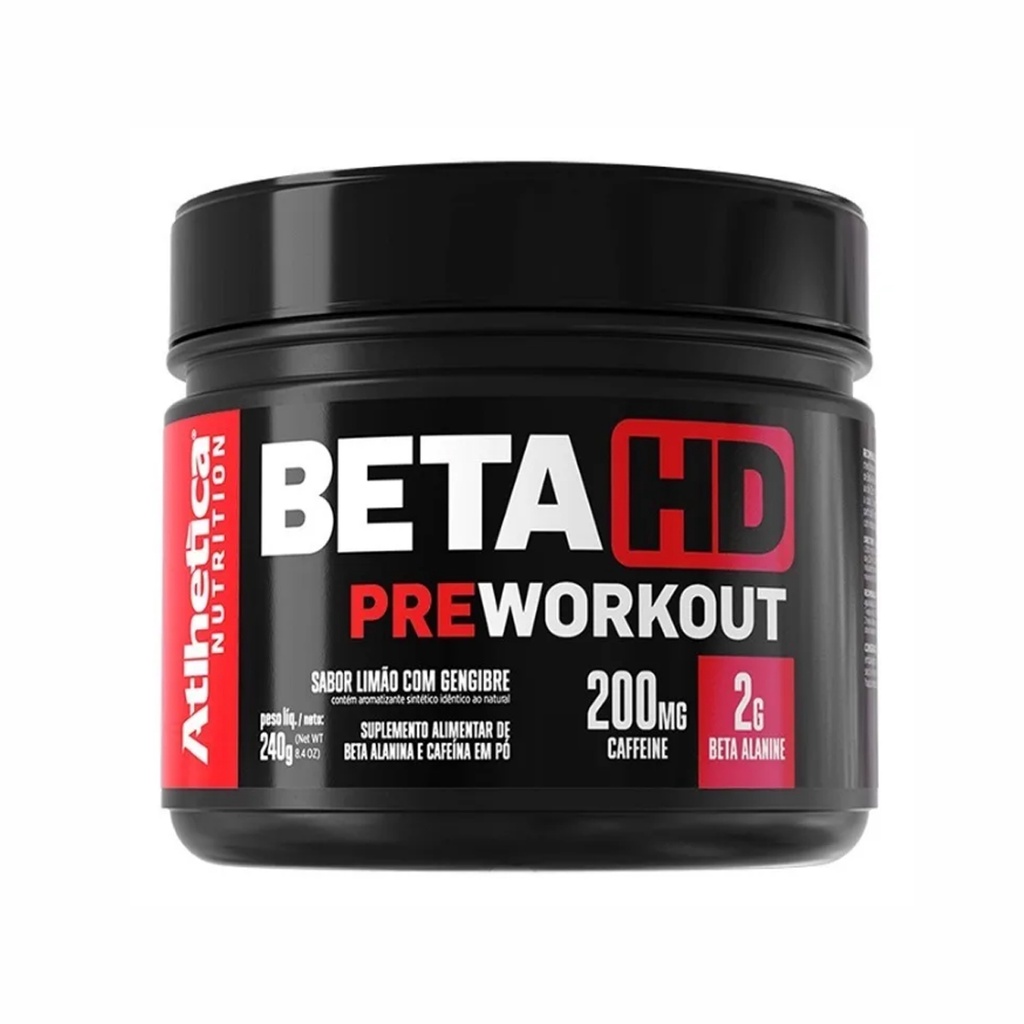 Beta HD Pre Workout 240g - Atlehtica | Shopee Brasil