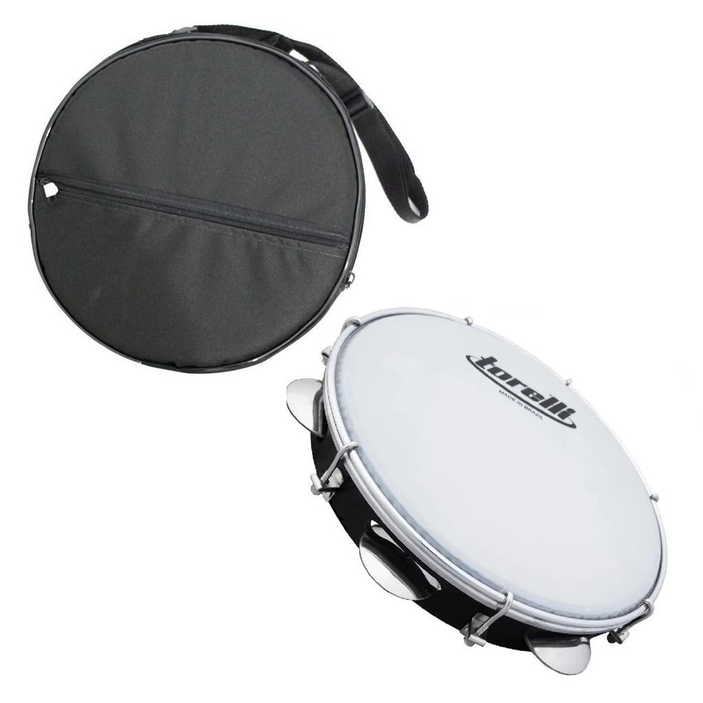 Pandeiro com Capa Luxo 10 Polegadas Torelli | Shopee Brasil