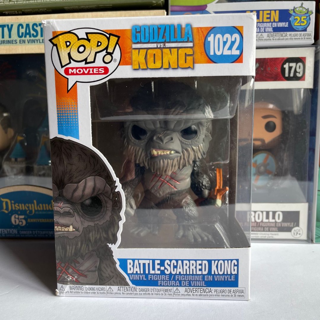 Funko Pop! Godzilla Vs Kong: Battle Scarred Kong #1022 | Shopee Brasil