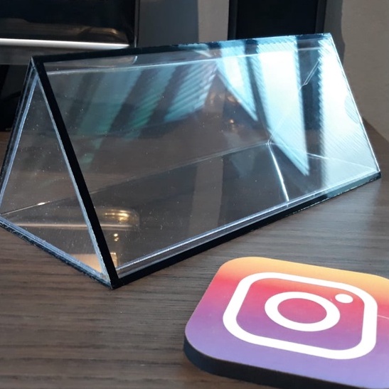 Suporte para calendário de mesa, display para QR code, em acrílico ...