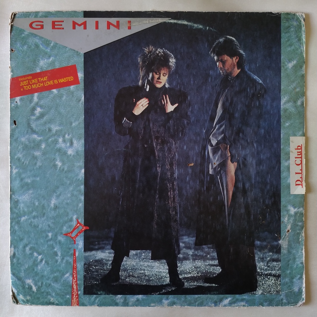 DISCO DE VINIL LP - GEMINI – GEMINI (1986) | Shopee Brasil
