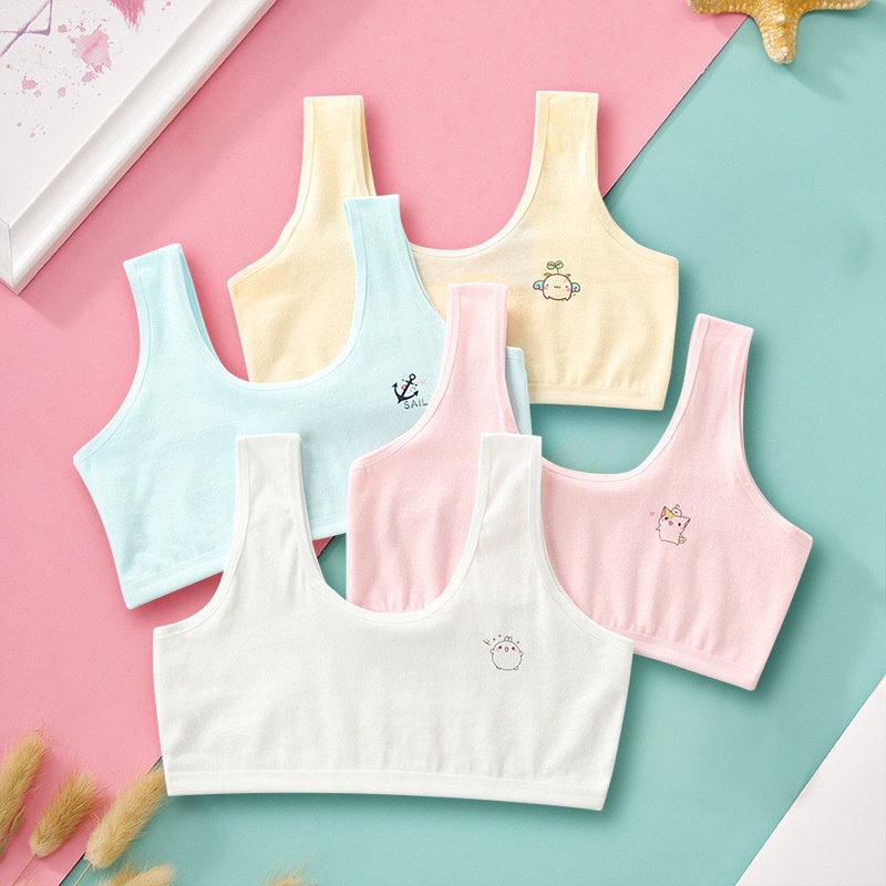 8-9-12 Anos De Idade top Teens Bra For Girl Kids bralette tops Roupa ...
