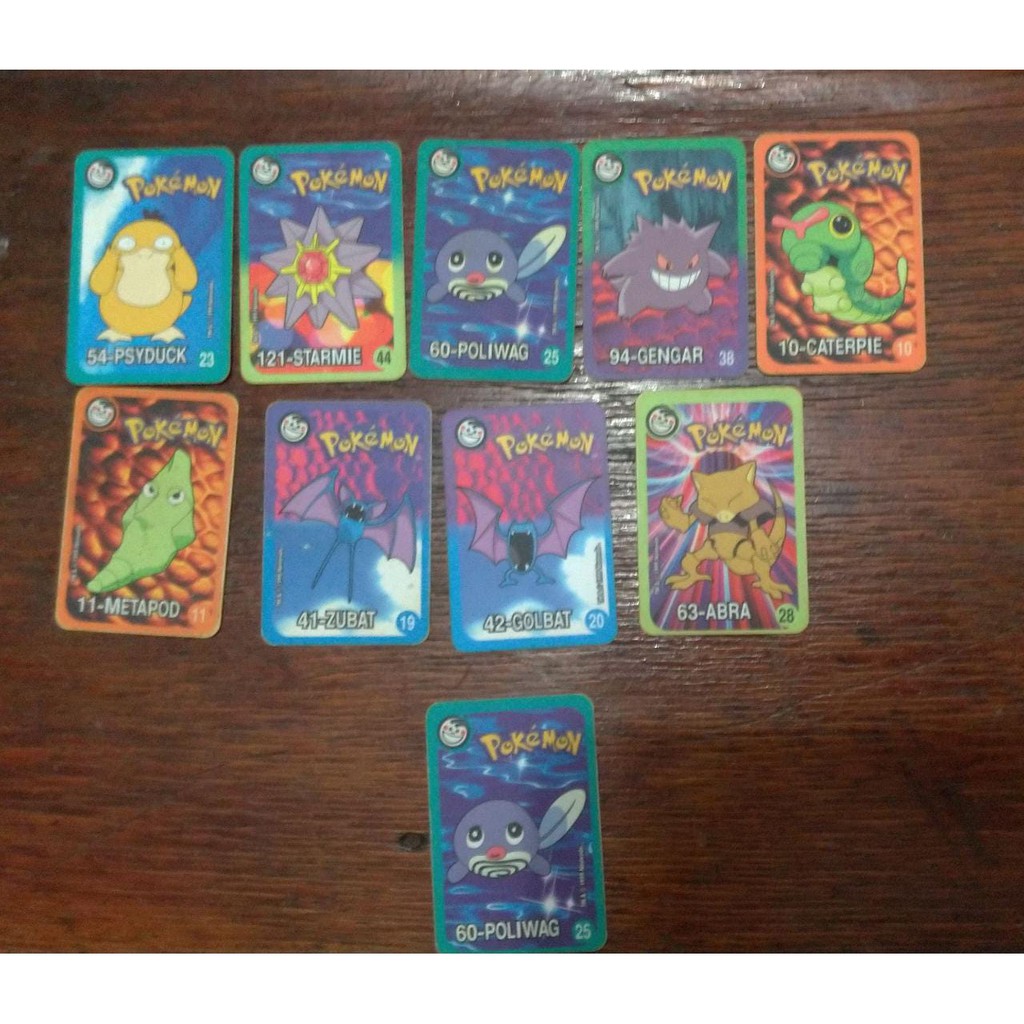 10 Cards Pokemon Elma Chips Shopee Brasil