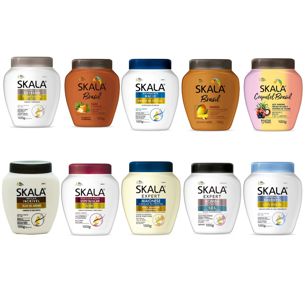 Cremes Skala Pote 1kg | Shopee Brasil