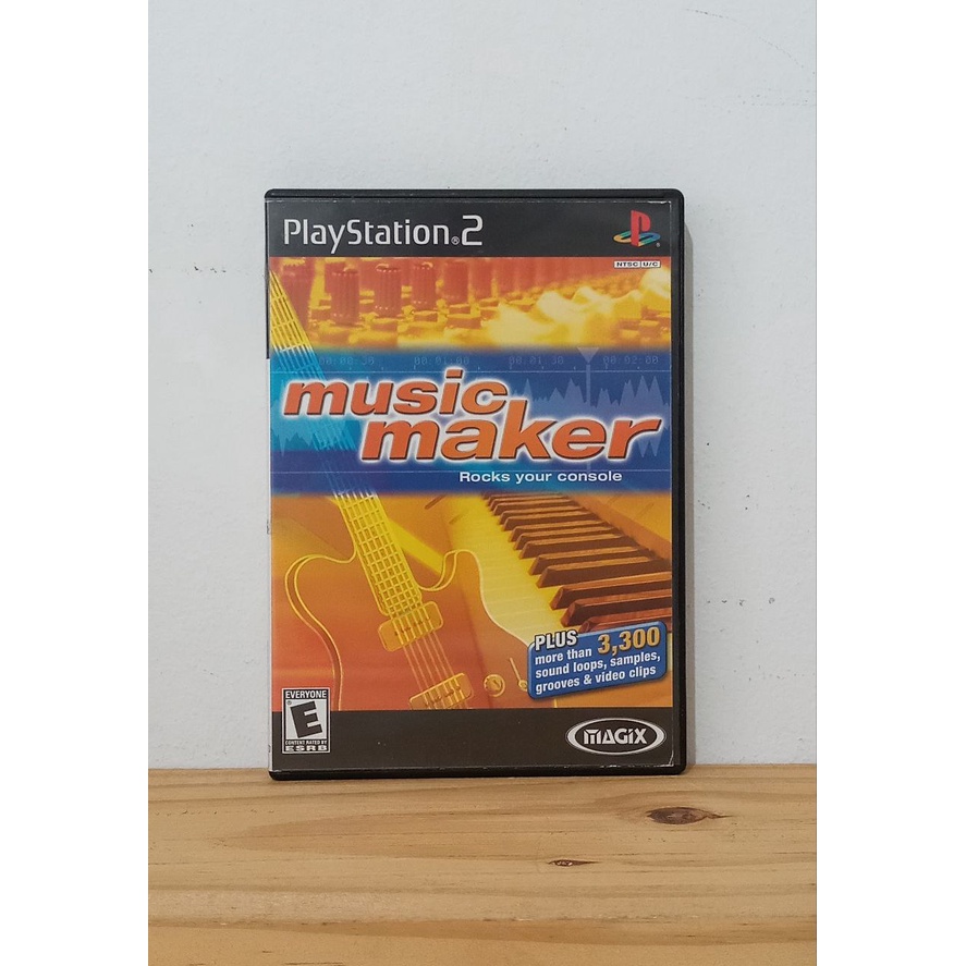 Music Maker: Rocks Your Console - Playstation 2 - Completo - Original ...
