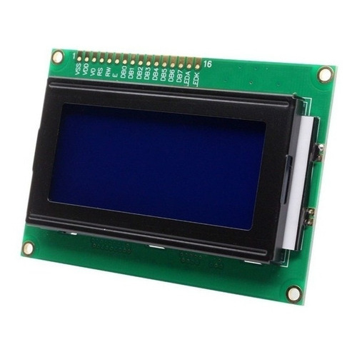 Display Lcd 16x4 1604 Fundo Azul Arduino [ Código 22 ] | Shopee Brasil