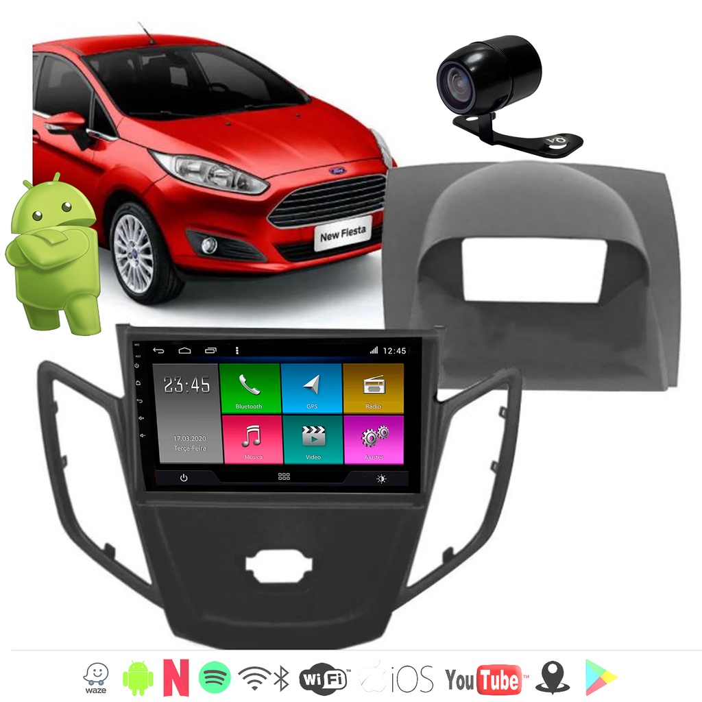 Kit Central Multimidia New Fiesta 1,5 S sem Sync | Shopee Brasil