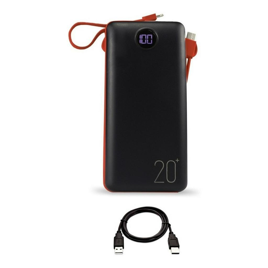 Carregador Portátil Turbo Power Bank 20000mah Original | Shopee Brasil