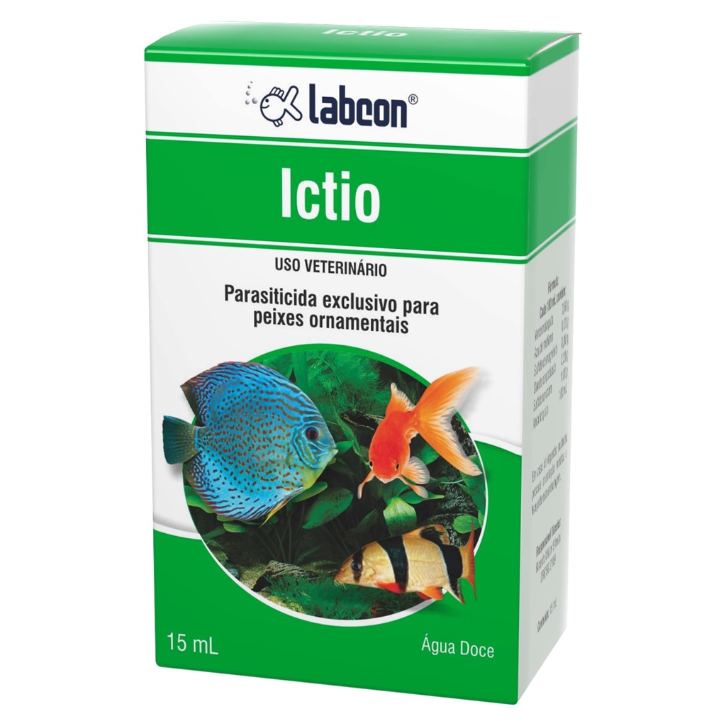 Alcon Labcon Ictio 15ml Tratamento Antifungos Anti Ictio Aquários Parasita | Shopee Brasil