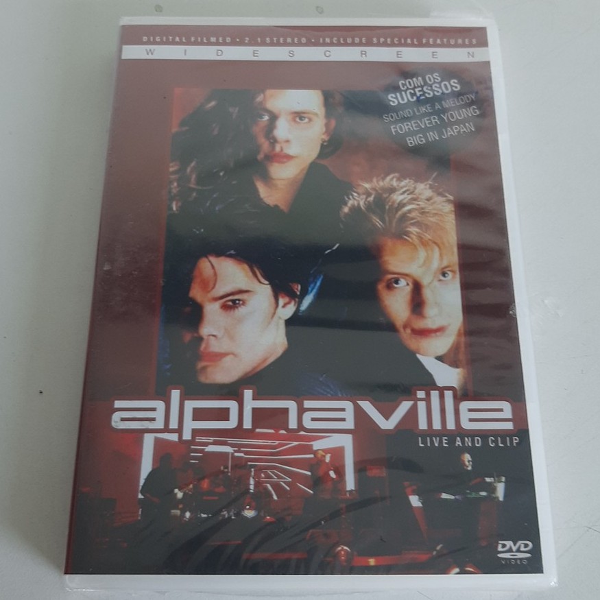 DVD Alphaville - Live And Clip | Shopee Brasil