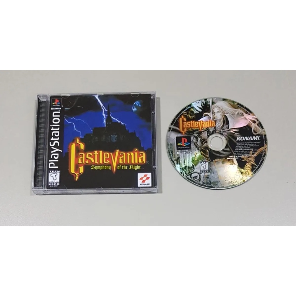 PS1 - Castlevania Symphony of the Night - Leia a descrição | Shopee Brasil