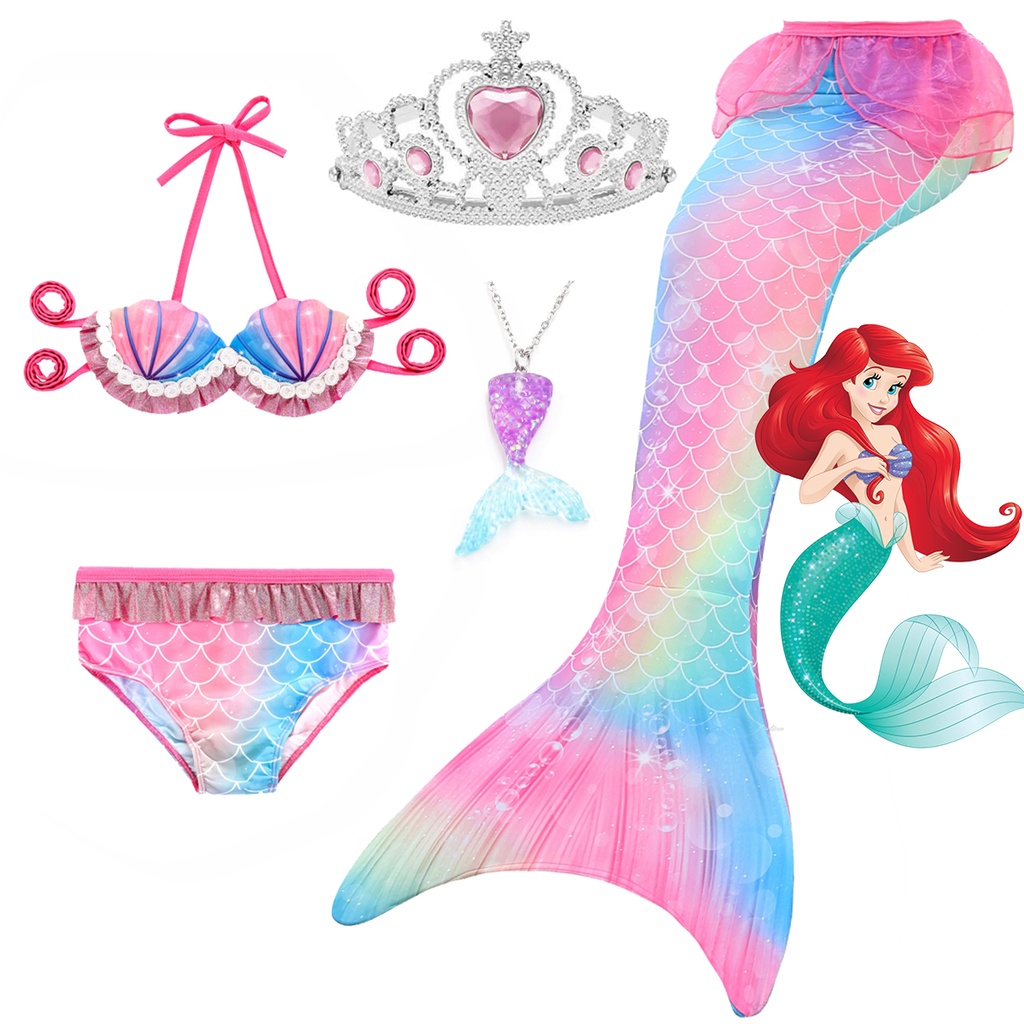 Fantasia Sereia Infantil/De/Cauda Para Crianças/Meninas/Festa | Shopee ...