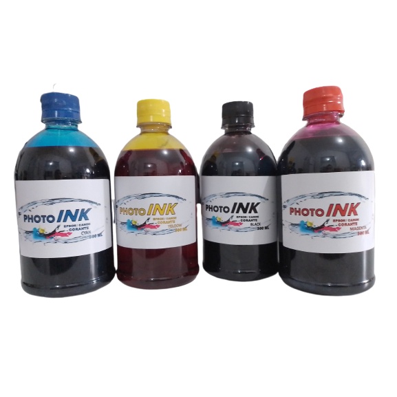 Tinta PHOTO INK P/Epson L395 L495 L396 Escolha Cor 250 ML | Shopee Brasil