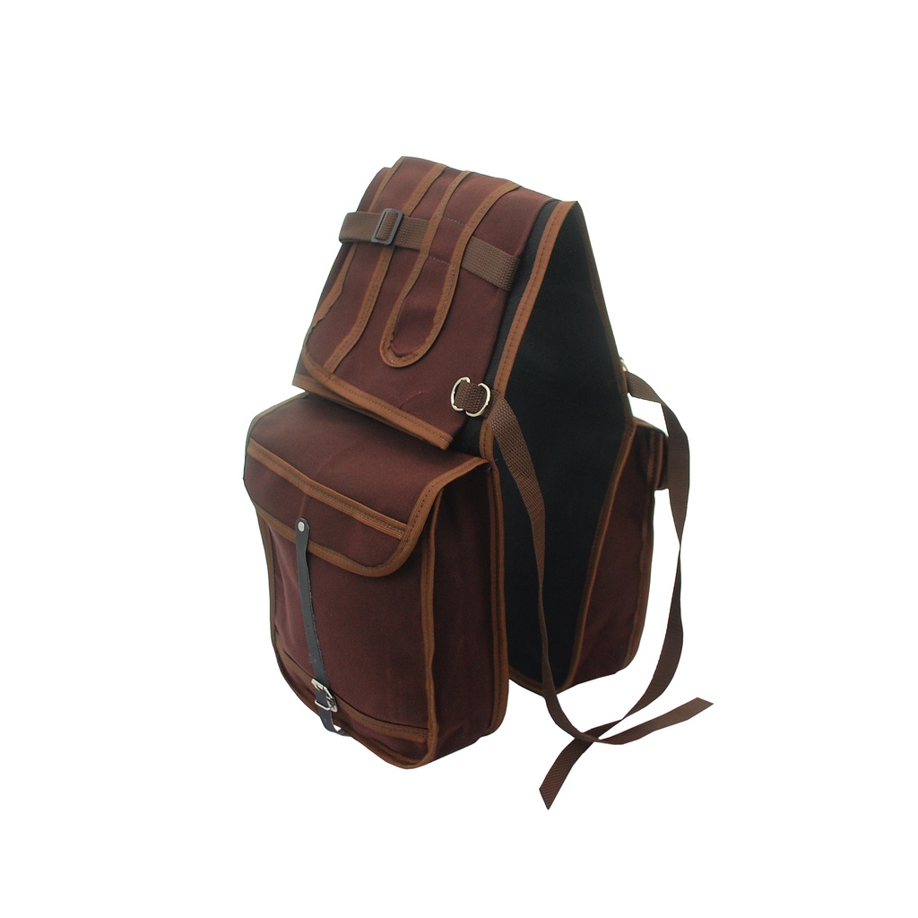 Alforje para motos e cavalgadas confeccionado em lona 100% algodão com ...