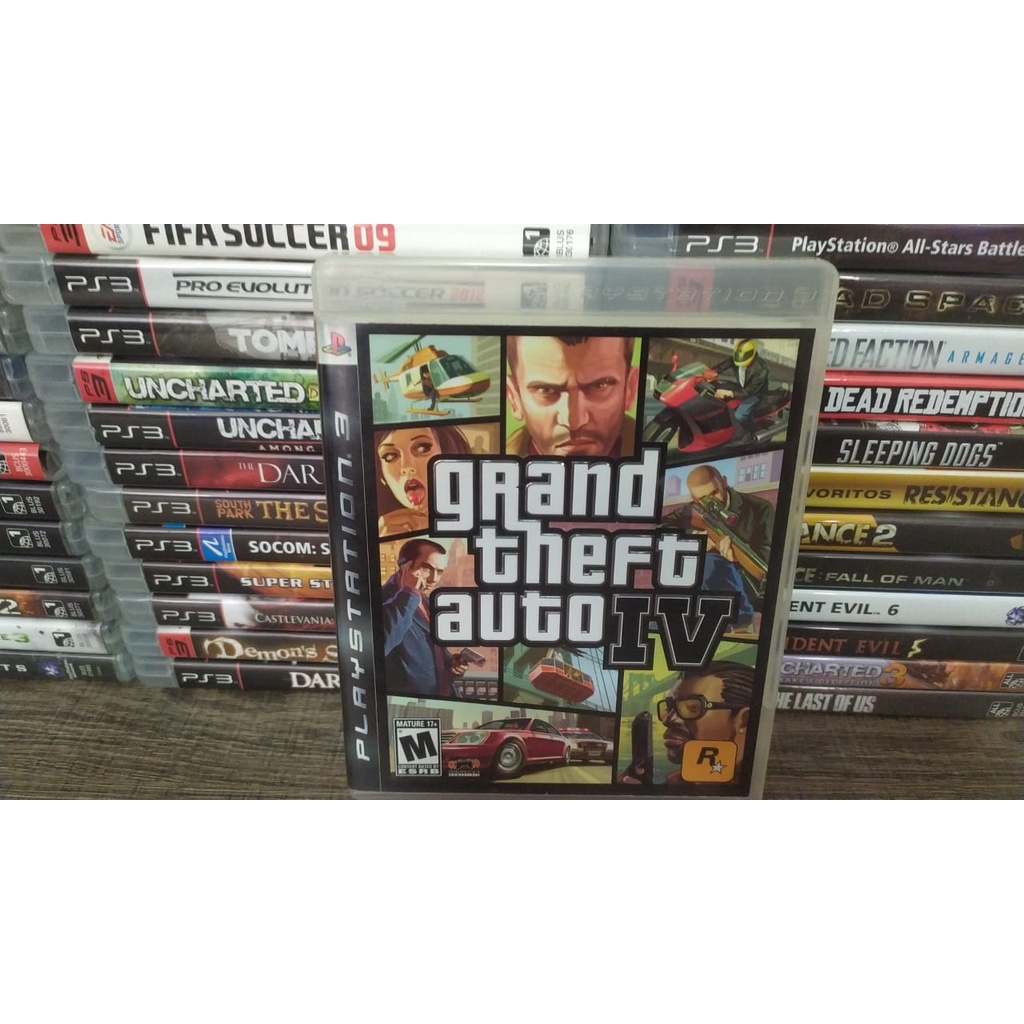 GTA IV Grand Theft Auto PS3 com MAPA - Completo - Original - Impecável ...