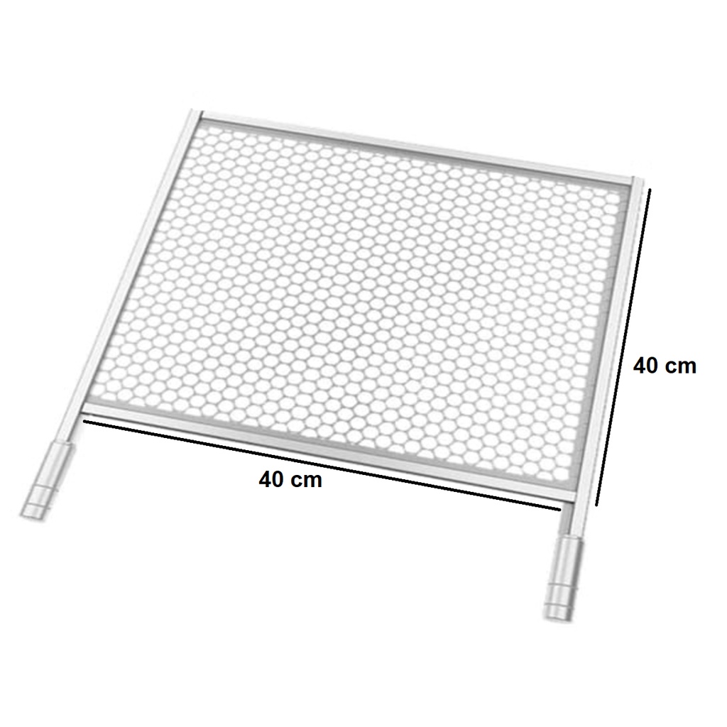 Grelha 40x40 Churrasqueira 100% Inox 430 Churrasco Top | Shopee Brasil