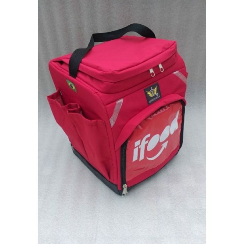 Bag mochila térmica IFOOD (NÃO PRECISA DE ISOPOR) | Shopee Brasil