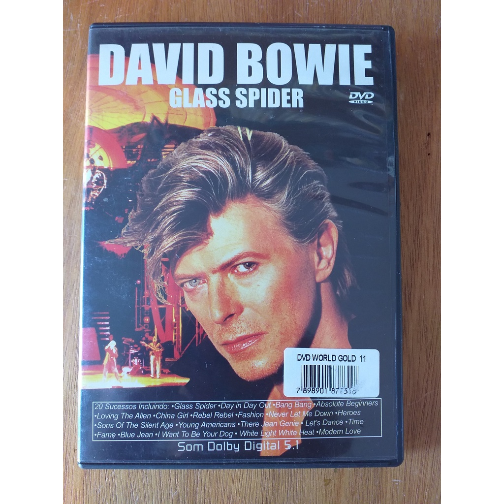 Dvd David Bowie - Glass Spider | Shopee Brasil