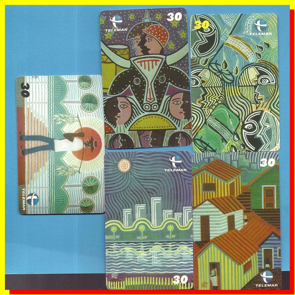 ARTISTAS PIAUIENSES- Coleção de Cartões telefonicos - Série fechada 4 ...