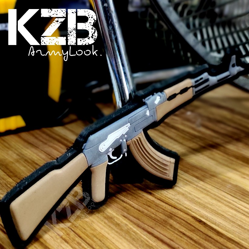 Velcro AK 47 Patch De Borracha | Shopee Brasil