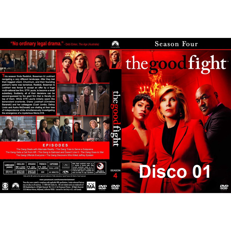 Dvd The Good Fight - 6ª Temporada Completa - Legendado ou Dublado - 02 ...