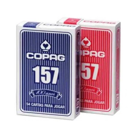 KIT 2 BARALHO 157 COPAG NAIPE GRANDE ORIGINAL | Shopee Brasil