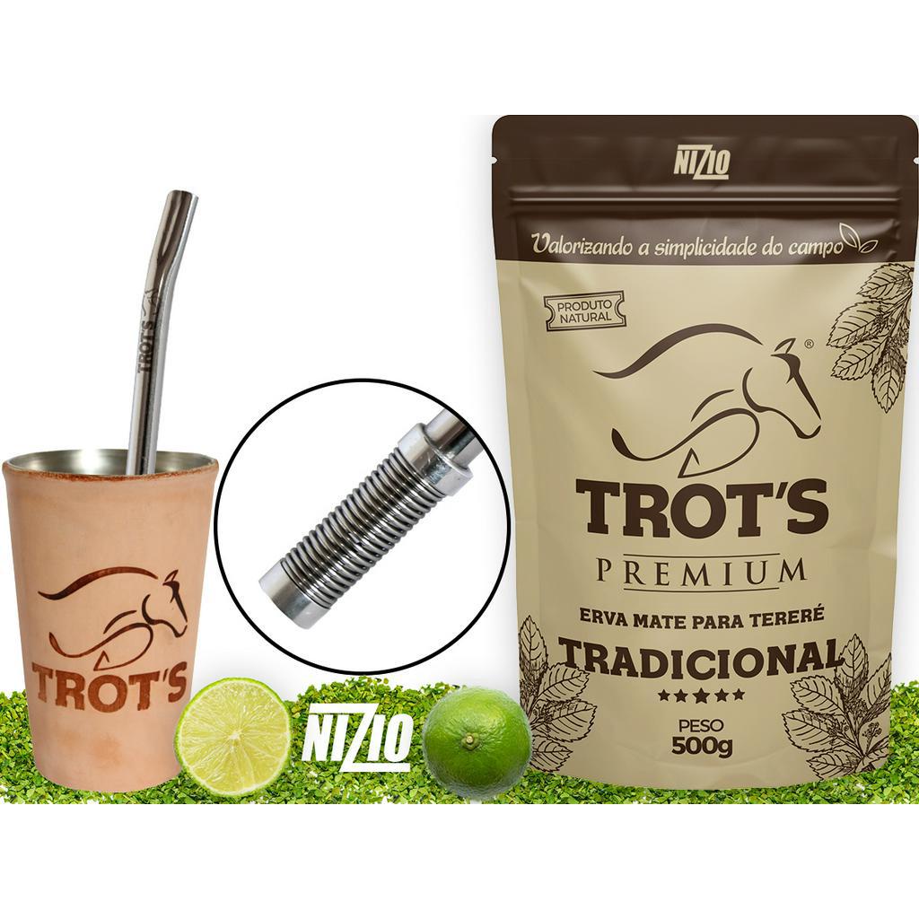 Kit Terere Trots Inox Copo Couro Bomba Rosca Erva Premium | Shopee Brasil