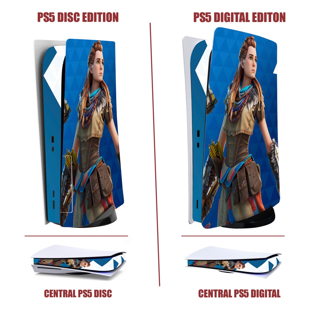 Skin PS5 - Aloy Fortnite - Horizon Zero Dawn - 280 | Shopee Brasil