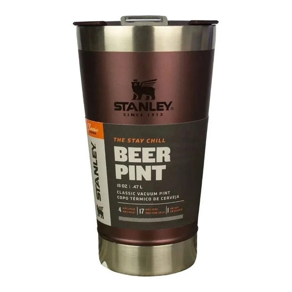 COPO TÉRMICO DE CERVEJA VERMELHO 473ML STANLEY COM TAMPA - ORIGINAL ...