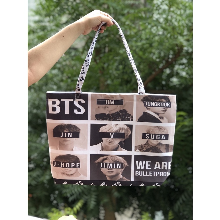 Bolsa Ecobag Personalizada Banda BTS | Shopee Brasil