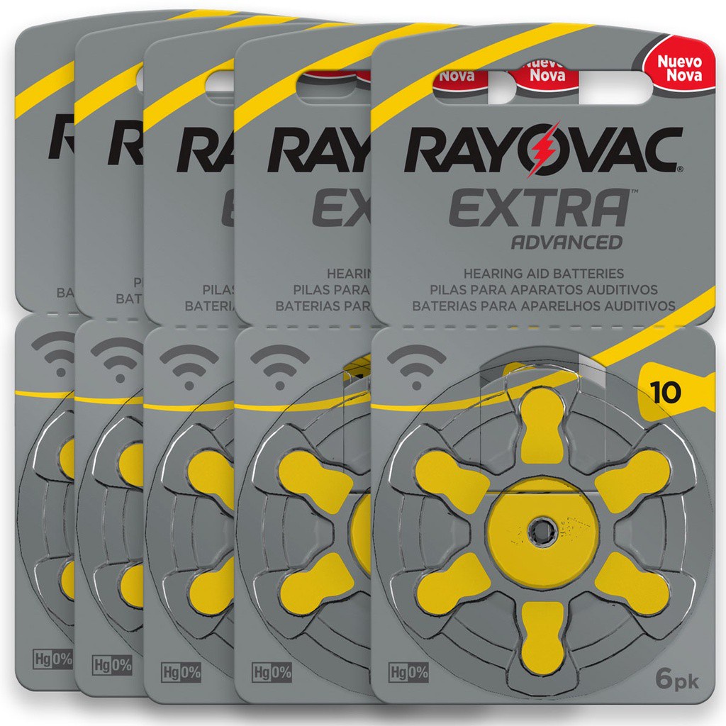 Pilha Auditiva 10 Rayovac Bateria Pr70 kit 30 unidades | Shopee Brasil