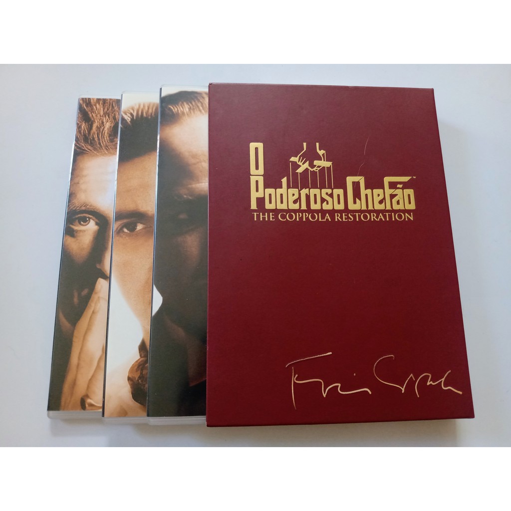Dvd Box o Poderoso Chefão The Coppola Restoration - em estado impecável ...