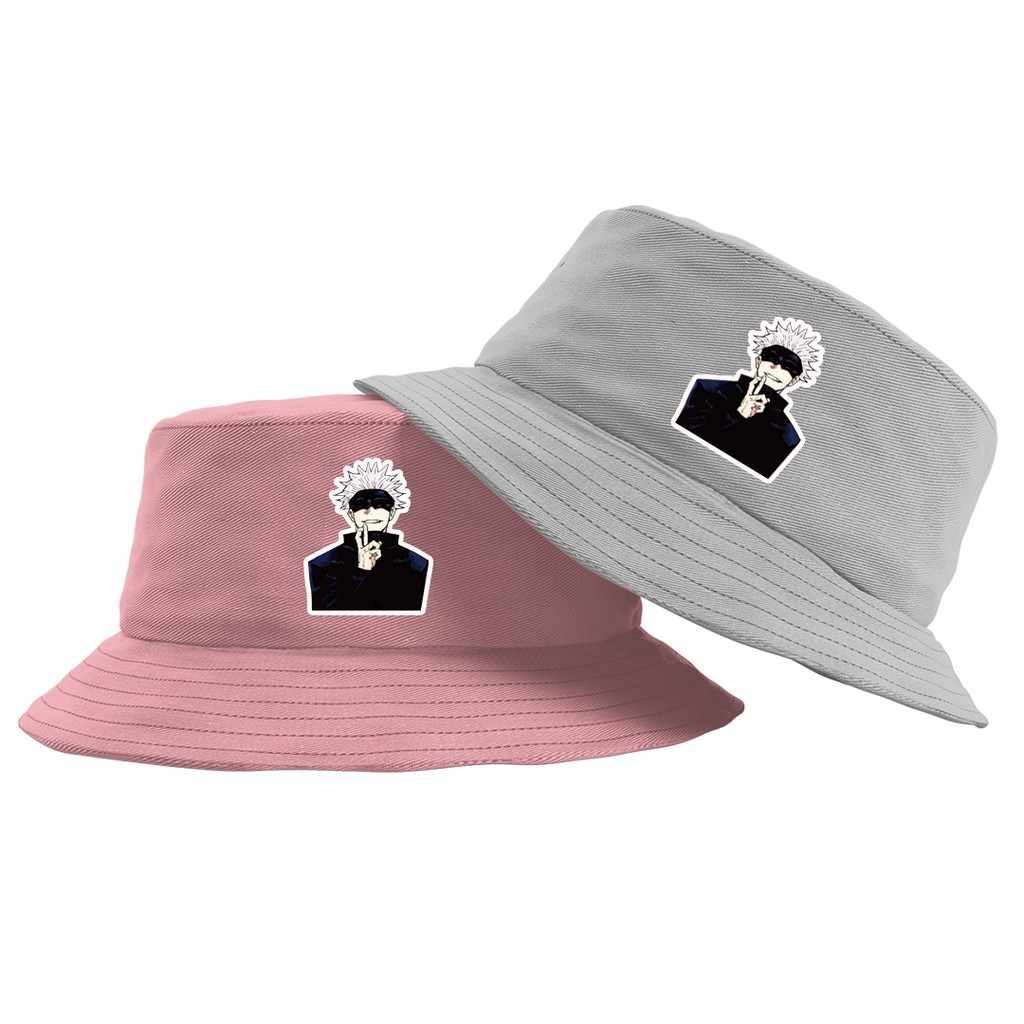 Boné Bucket Hat Chapéu Unissex Anime Jujutsu Kaisen Satoru Gojo ...