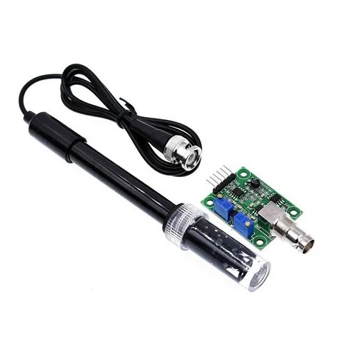 Módulo Arduíno Ph Ph4502c Com Eletrodo Sonda Sensor Conexão BNC Arduino ...