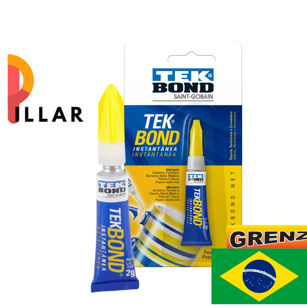 Cola Instantânea Multiuso 2g Tek Bond | Shopee Brasil
