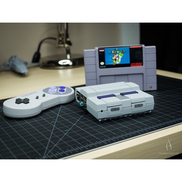 Case Raspberry Pi 2/3 Snes Retro Game Super Nintendo - Impresso em 3D | Shopee Brasil