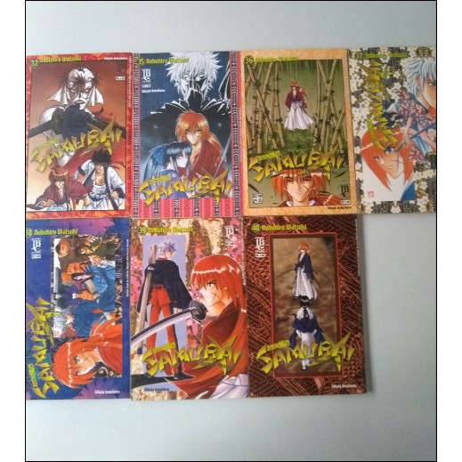 Coleção/ Kit 7 Mangás Samurai X - Rurouni Kenshin | Shopee Brasil