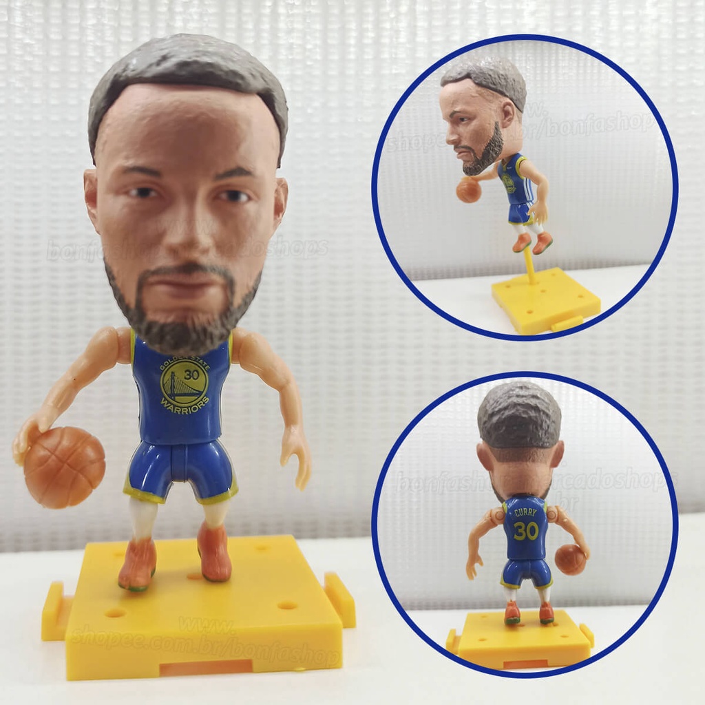 Mini Craque NBA Stars Stephen Curry - Golden State Warriors - Miniatura ...