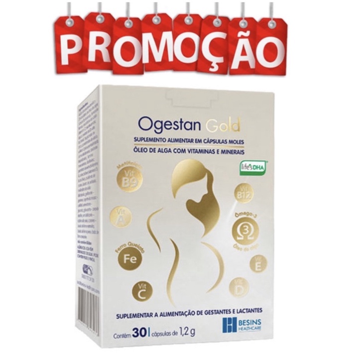 Ogestan Gold 30 Cápsulas | Shopee Brasil