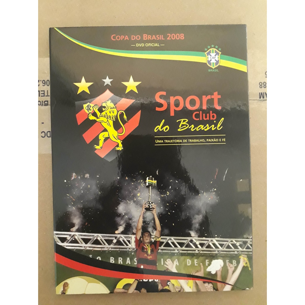 DVD oficial Recortado Sport Club do Brasil - Copa do Brasil 2008 ...