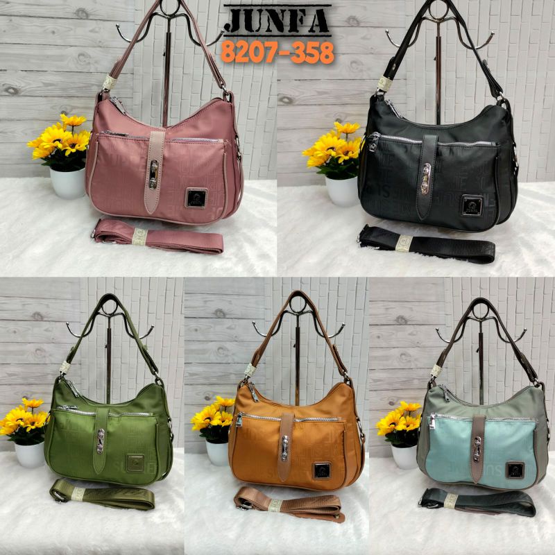 Bolsa Tipo Estilingue Feminina Junfa Parachute 8207-358 | Shopee Brasil