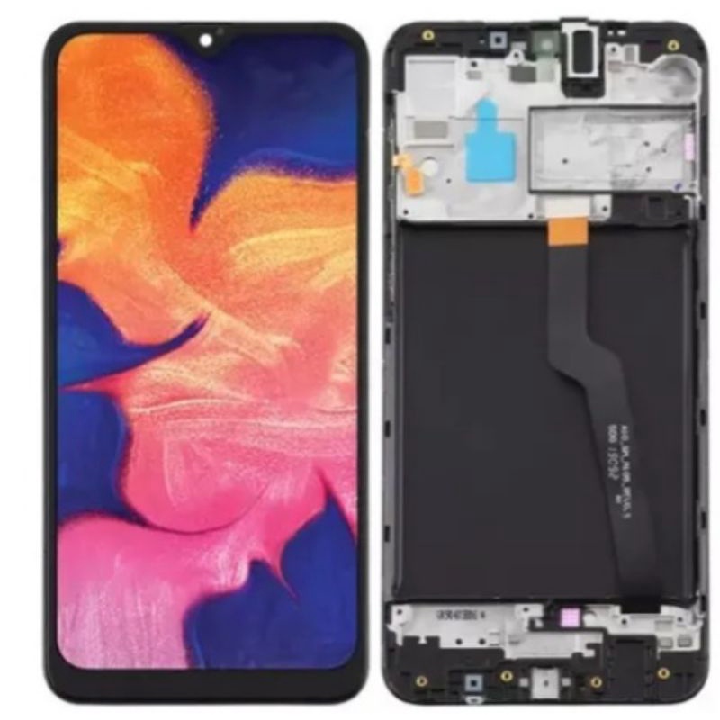 Frontal Tela Display Touch Lcd Completo A10 A105 Com Aro | Shopee Brasil
