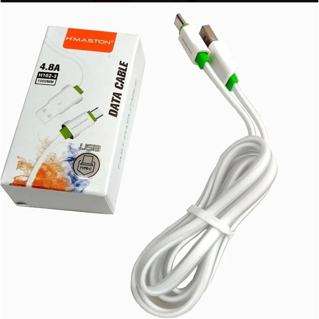 Cabo Usb Tipo-C Hmaston | Shopee Brasil