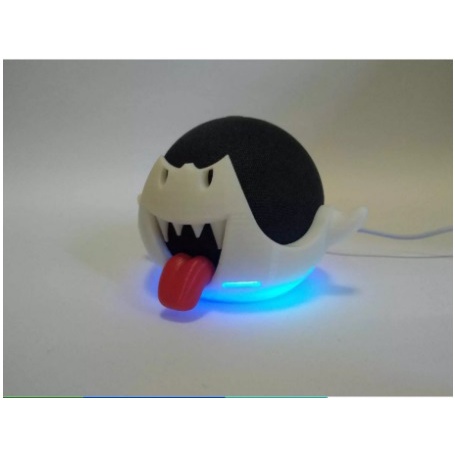 Suporte alexa echo dot 4 Boo Mario Bros | Shopee Brasil